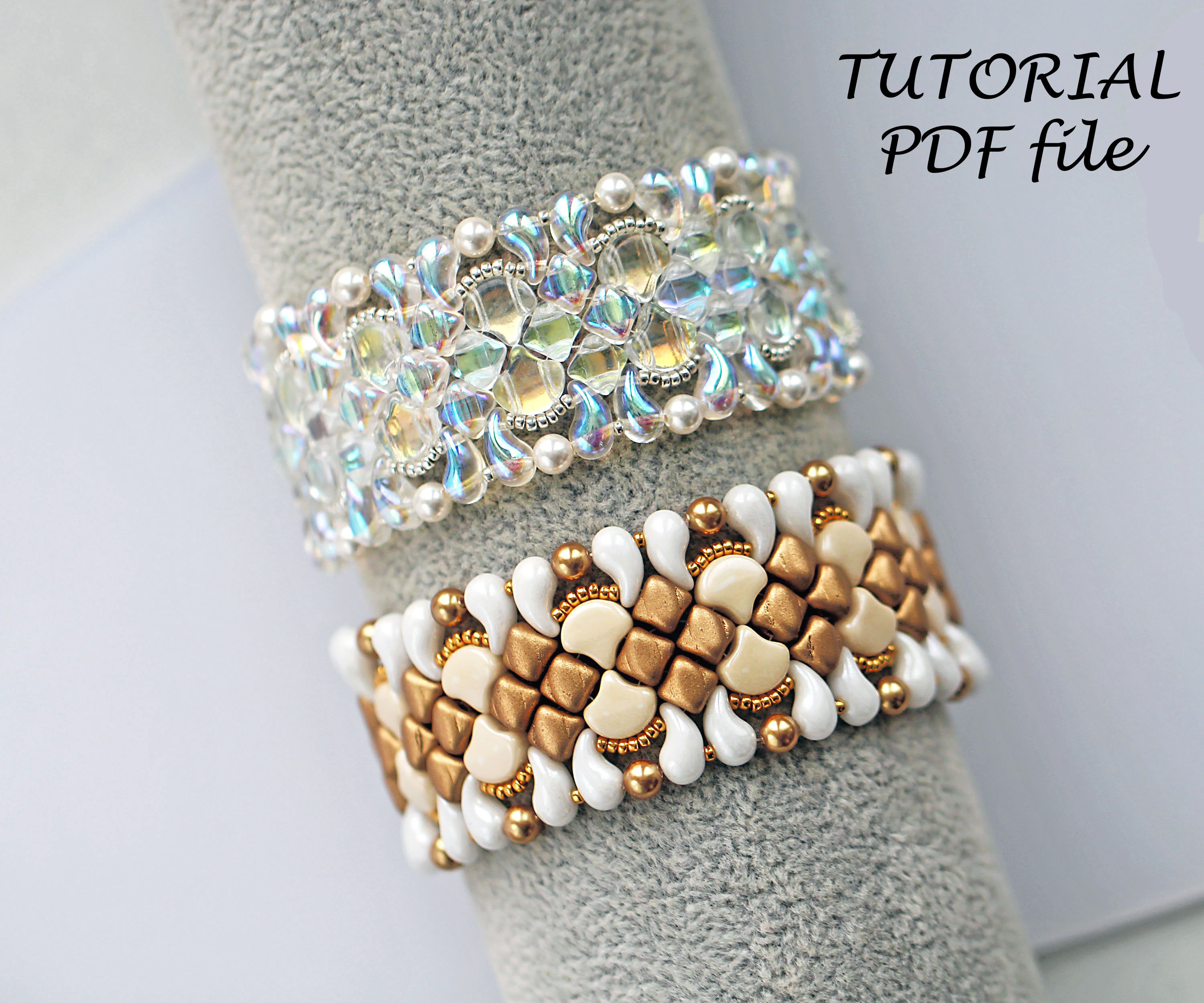 Beading Tutorial Bracelet Bead Pattern Beading Pattern - Etsy