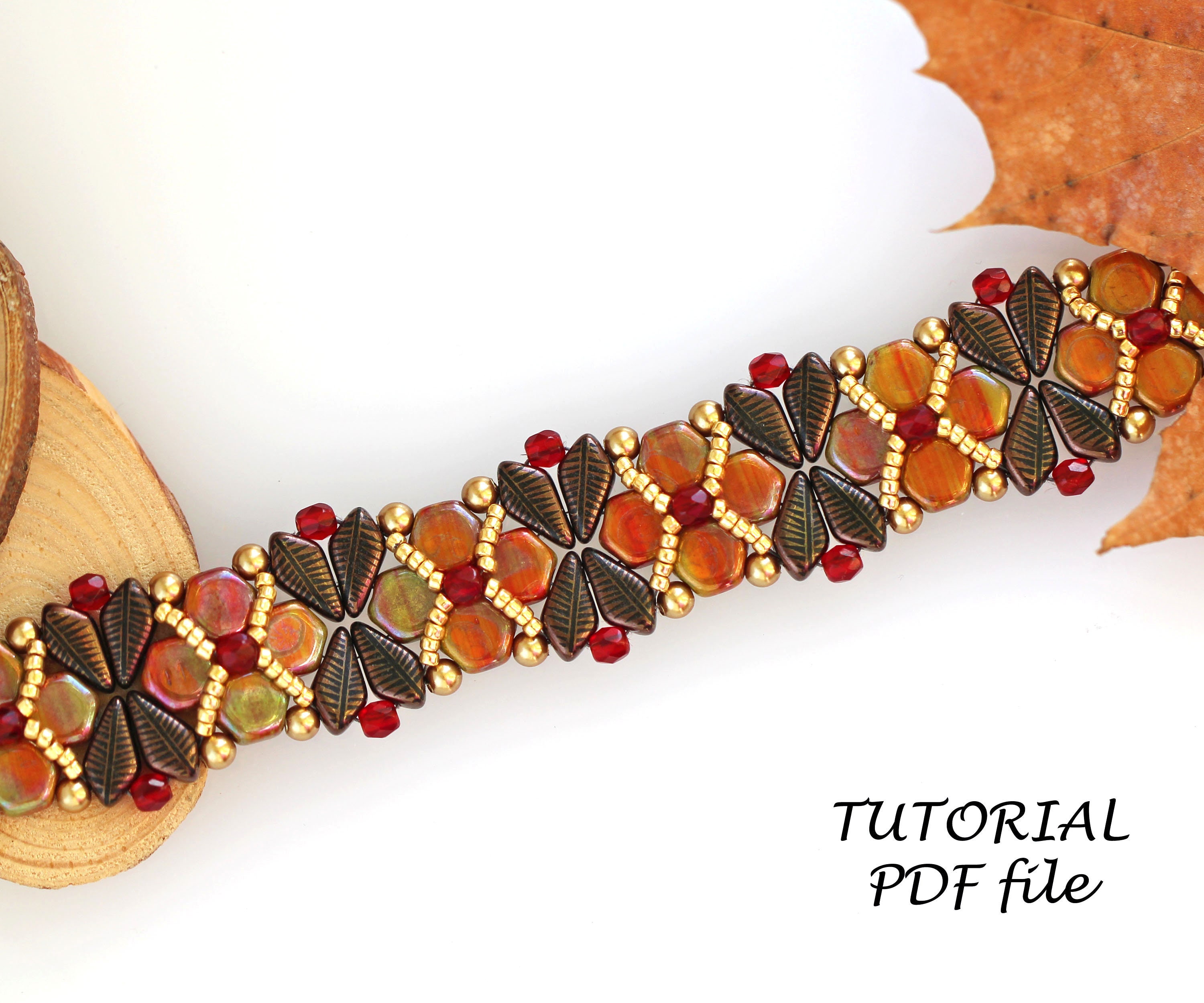 Beading Pattern Bracelet Tutorial Bracelet Pattern Bead | Etsy