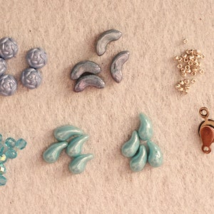 Beading Tutorial, Beaded Bracelet Pattern, Arcos, Rosetta Bead Pattern ...