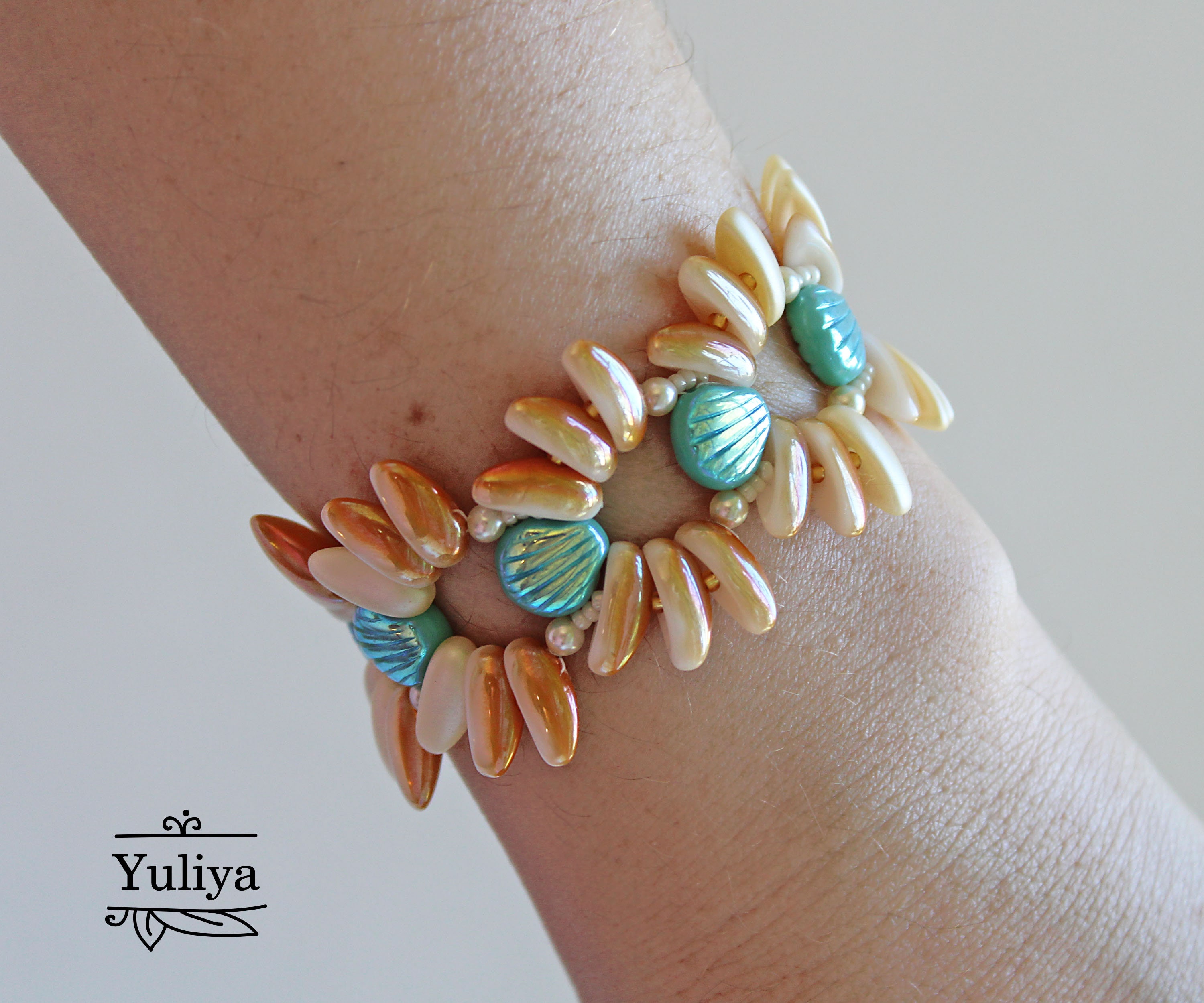 Beading tutorial Simple bracelet tutorial Beaded tutorial | Etsy