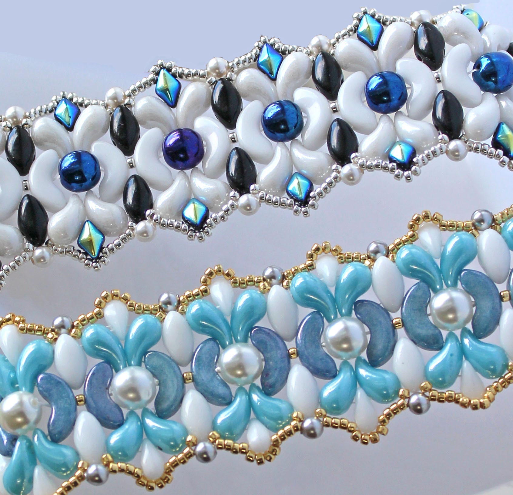 Beaded Bracelet Tutorial Bracelet Beading Tutorial | Etsy