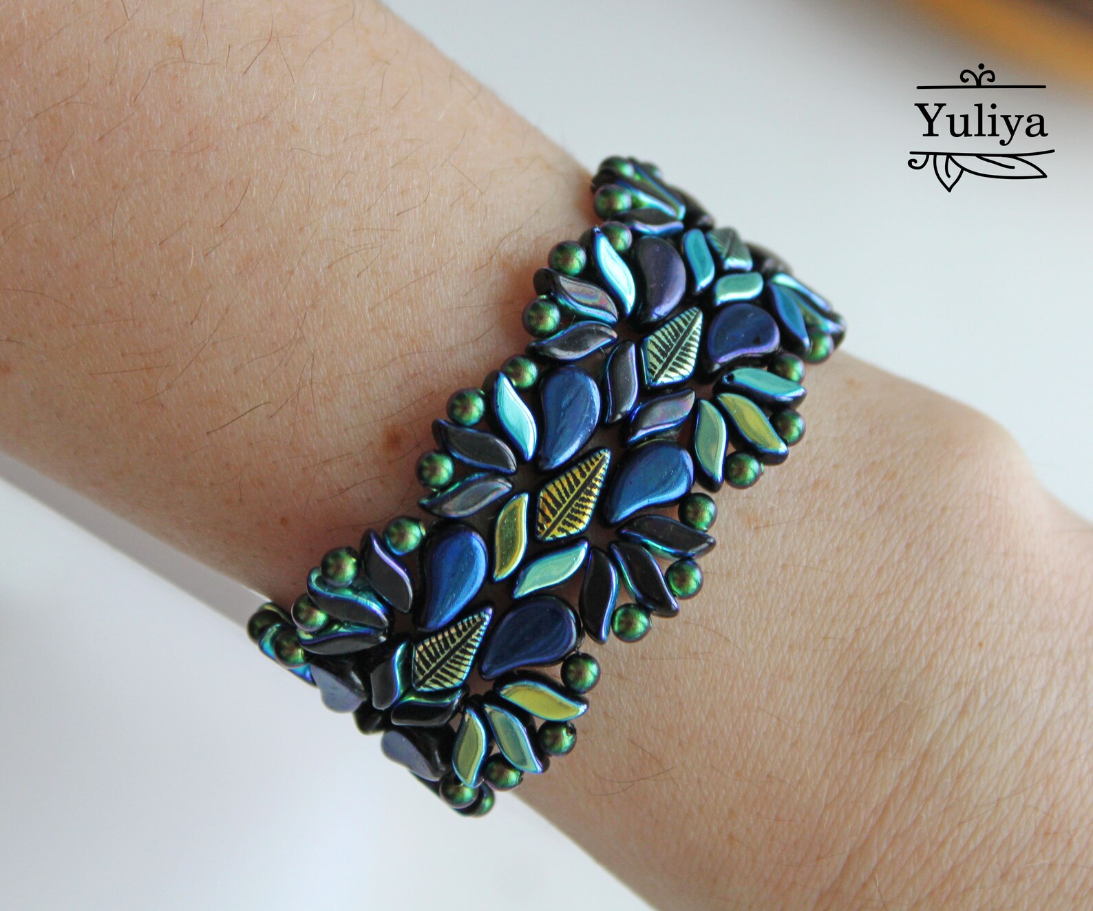 Beading Pattern Bracelet Tutorial Bead Weaving Tutorial - Etsy