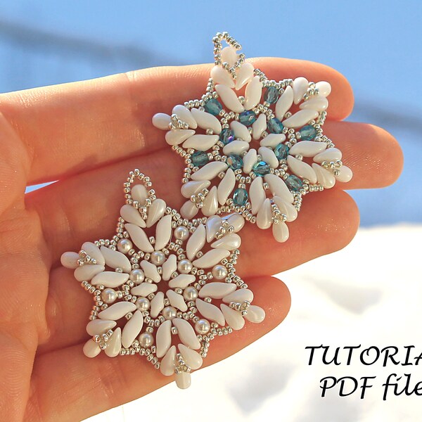 Beaded Snowflake Tutorial - Etsy