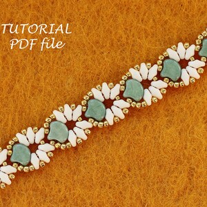 Beading Tutorial Jewelry, Rivoli Bead Tutorial, Superduo Bead Pattern ...