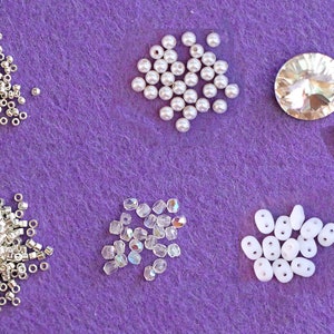 Beading Tutorial Pendant, Beaded Pendant Pattern, Rivoli Swarovski 14mm ...