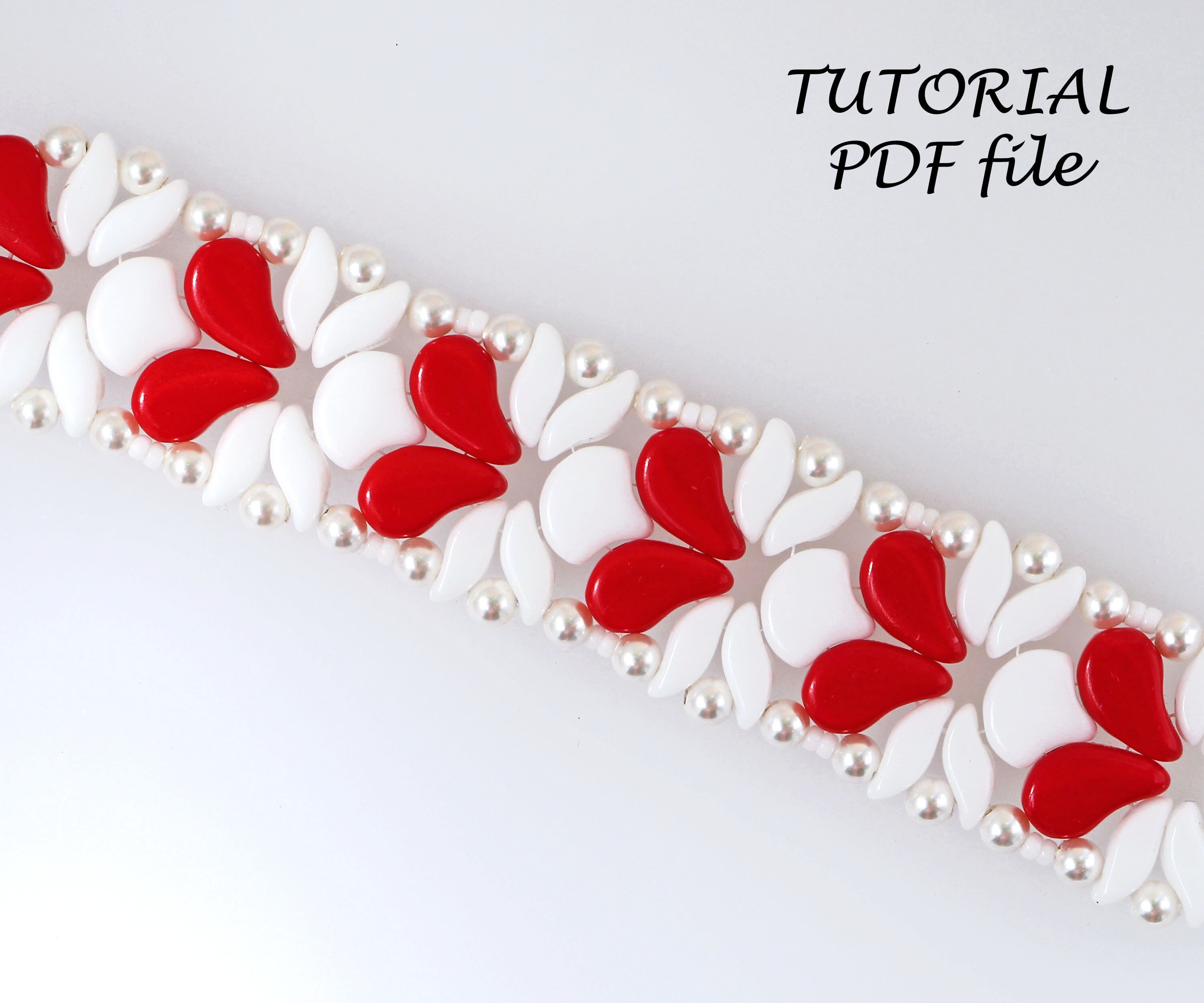 Beading tutorial Beaded bracelet pattern Beaded jewelry | Etsy