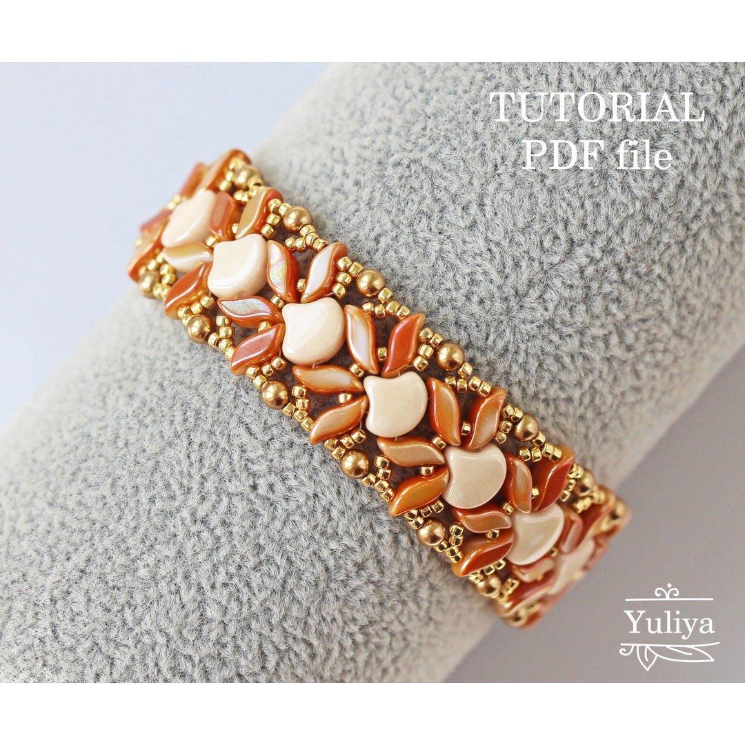 Beading Tutorial Bracelet Pattern Bead Patterns Step-by-step Jewelry ...