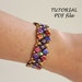 Beading Tutorial Bracelet Ginko Bead Pattern Samos Puca Design DIY ...