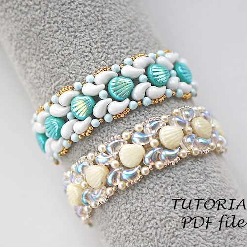 Beading Tutorial Bead Bracelet Pattern Beadwork Pattern - Etsy