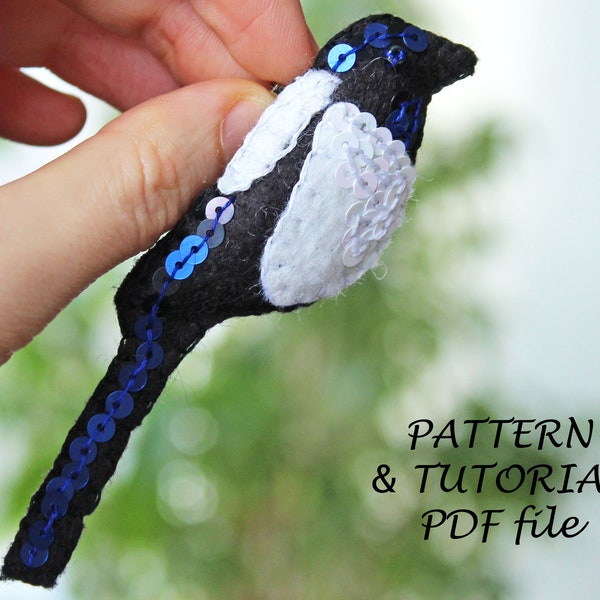 Magpie Pattern - Etsy