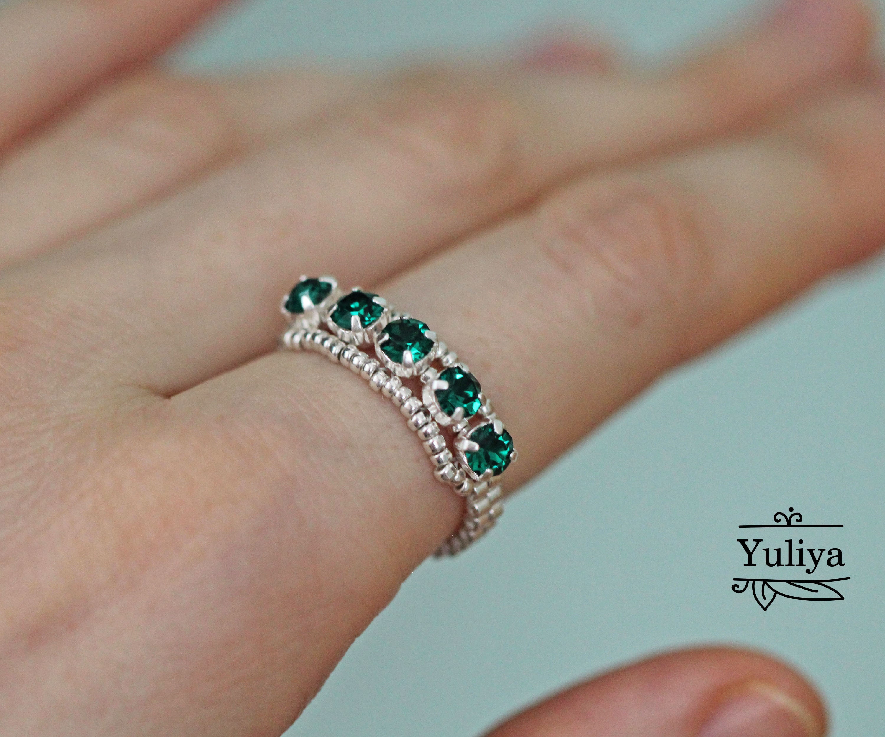 Bead Ring Tutorial, Ring Pattern, Beaded Ring Tutorial, Beading ...