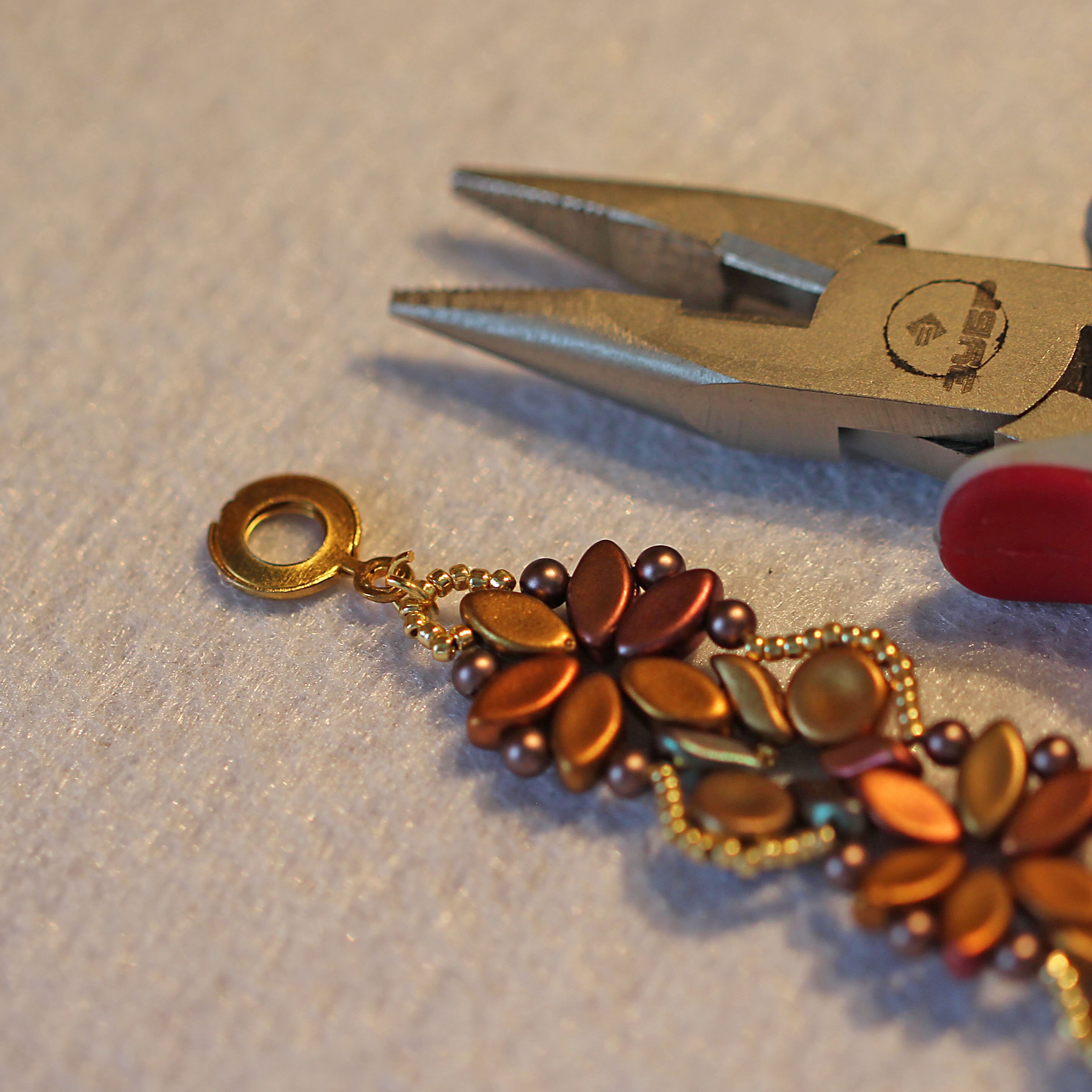 Beading Tutorial Bracelet Pattern Two Hole Bead Pattern - Etsy