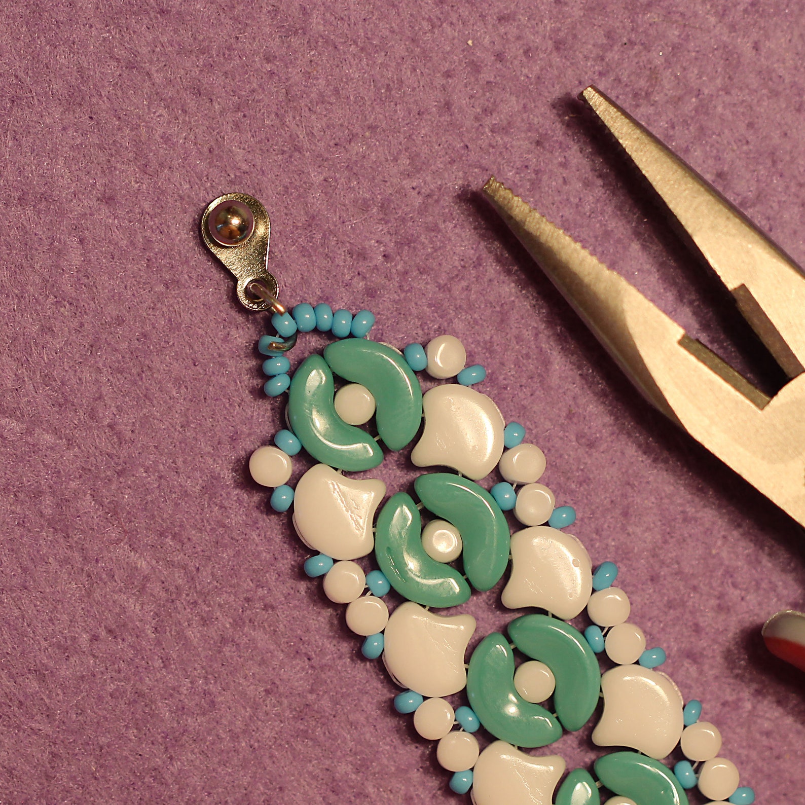 Beaded Bracelet Tutorial Pattern With Puca Beads Ginko Arcos Minos ...