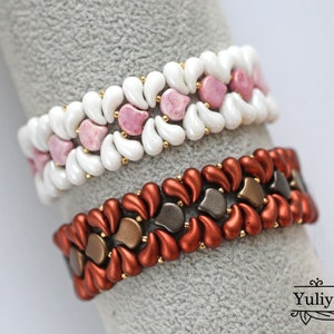 Bead Tutorials, Ginko Bead Bracelet Pattern, Ginko Beads Tutorial ...