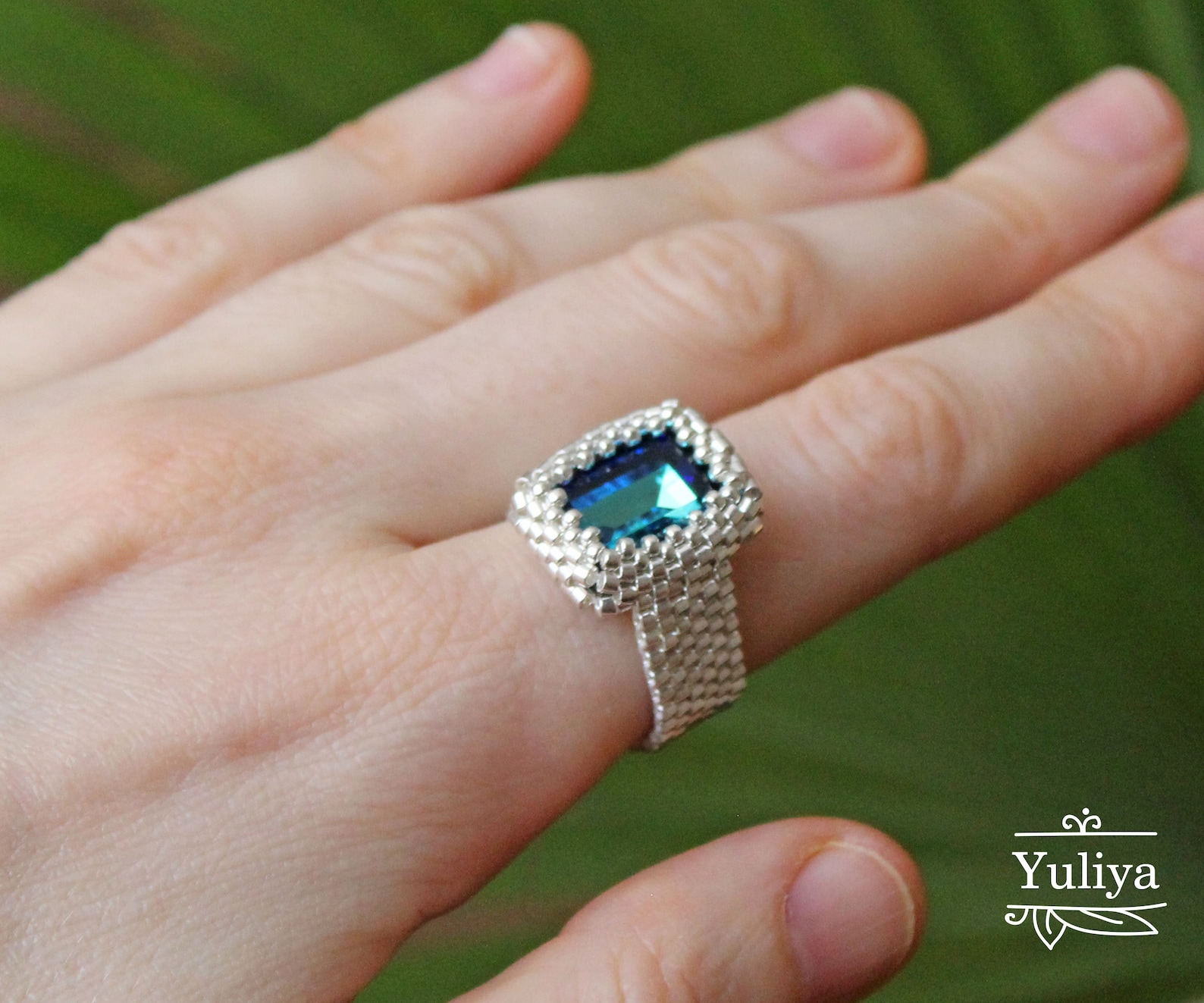 Beaded Ring Pattern, Ring Tutorial, Peyote Tutorial, 4527 Step Cut ...