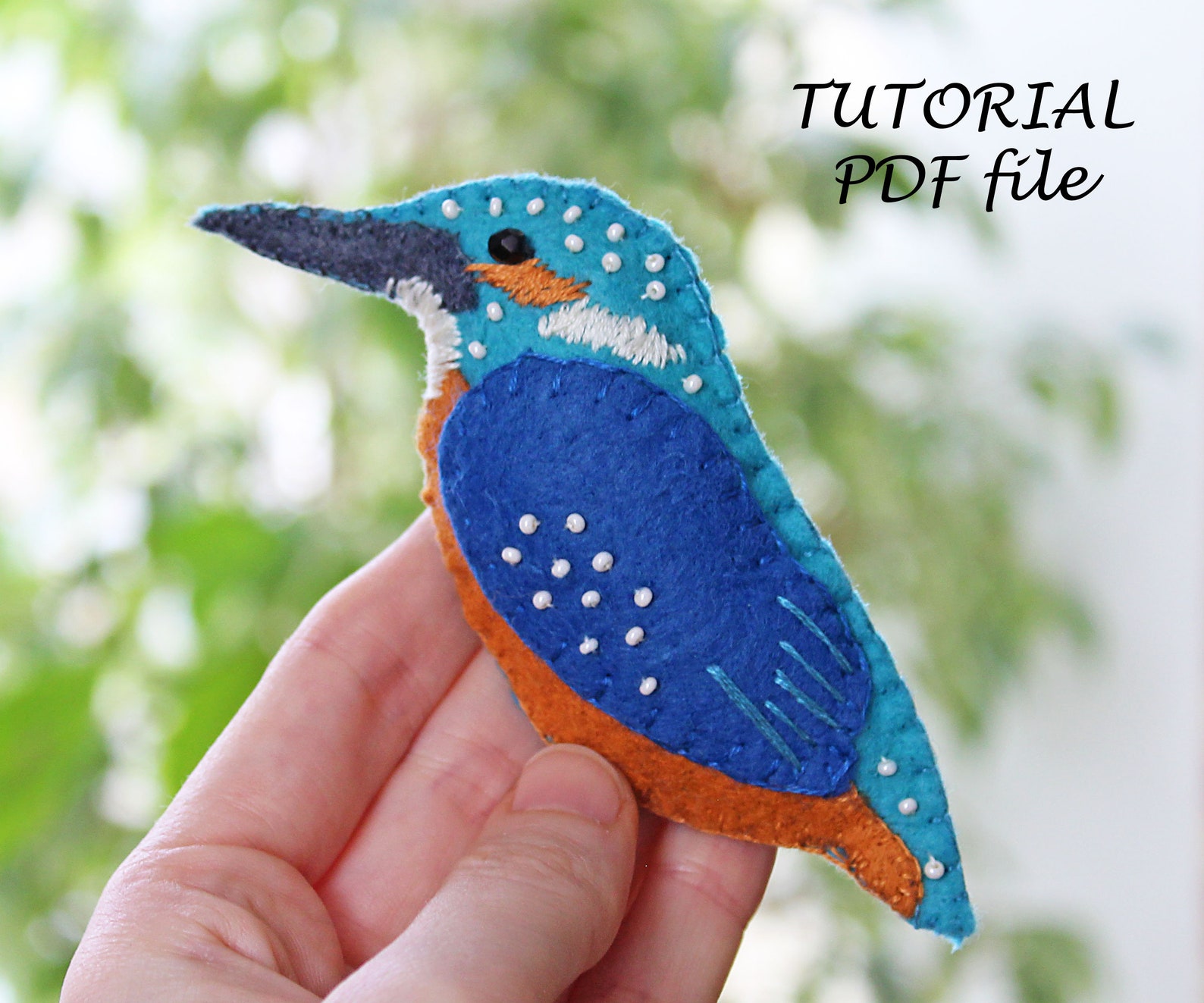 Felt Sewing Pattern Bird Sewing Pattern Felt Ornaments | Etsy