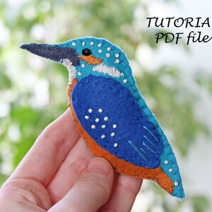 Felt Sewing Pattern Bird Sewing Pattern Felt Ornaments | Etsy