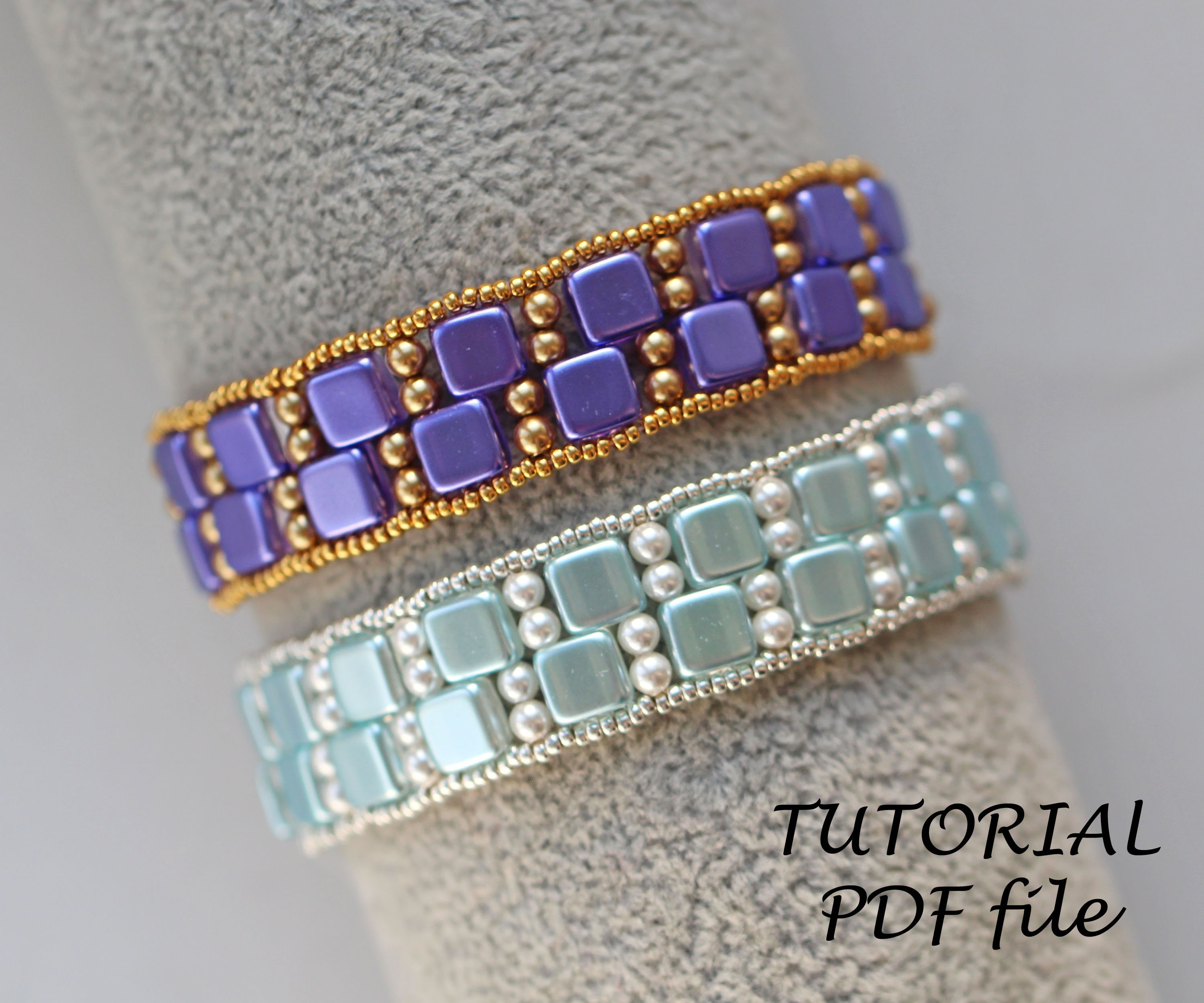 Beaded Pattern, Beaded Bracelet Tutorial, Beadwork Tutorial, Easy Bead ...