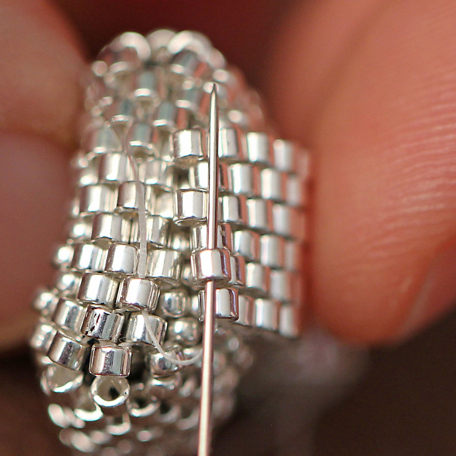 Beaded Ring Pattern Ring Tutorial Peyote Tutorial 4527 - Etsy