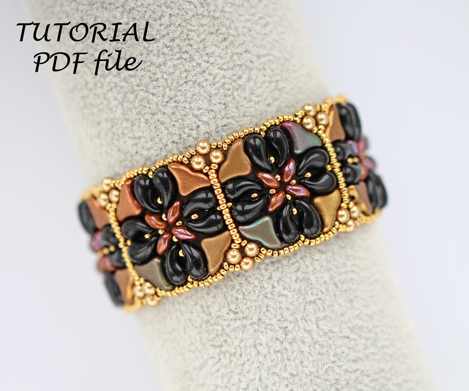 Beading Tutorial, Beaded Bracelet Tutorial, Bracelet Pattern,bracelet ...