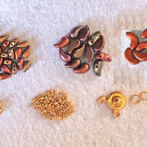 Beading Tutorial Bracelet, Two Hole Bead Pattern, Beading Pattern ...