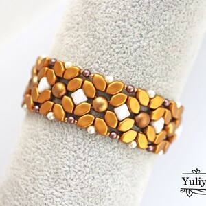 Beading Tutorial Bracelet, Bead Pattern Bracelet Paros Par Puca, Silky ...