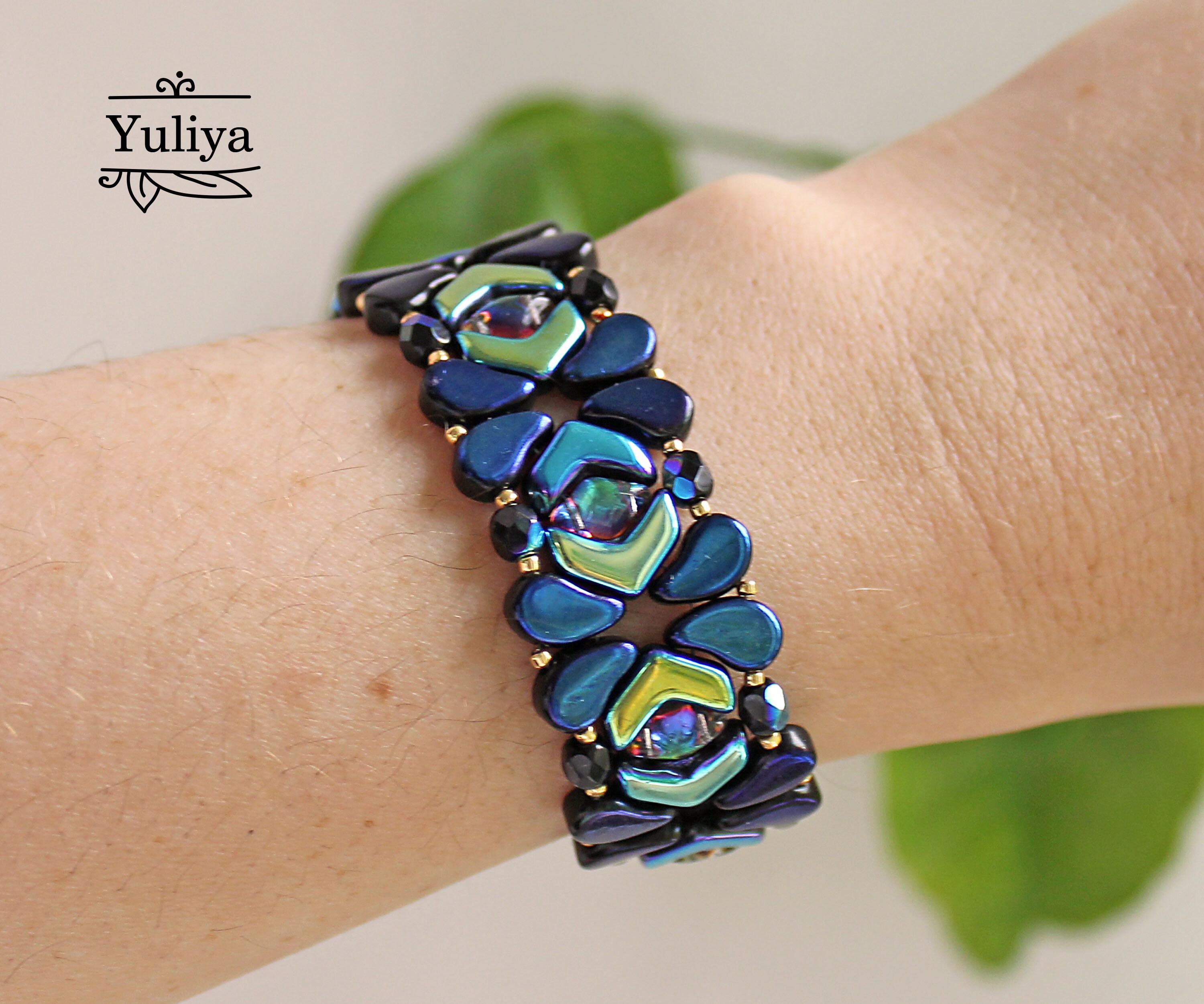 Bead Tutorial Beaded Bracelet Tutorial Beginner Tutorial | Etsy