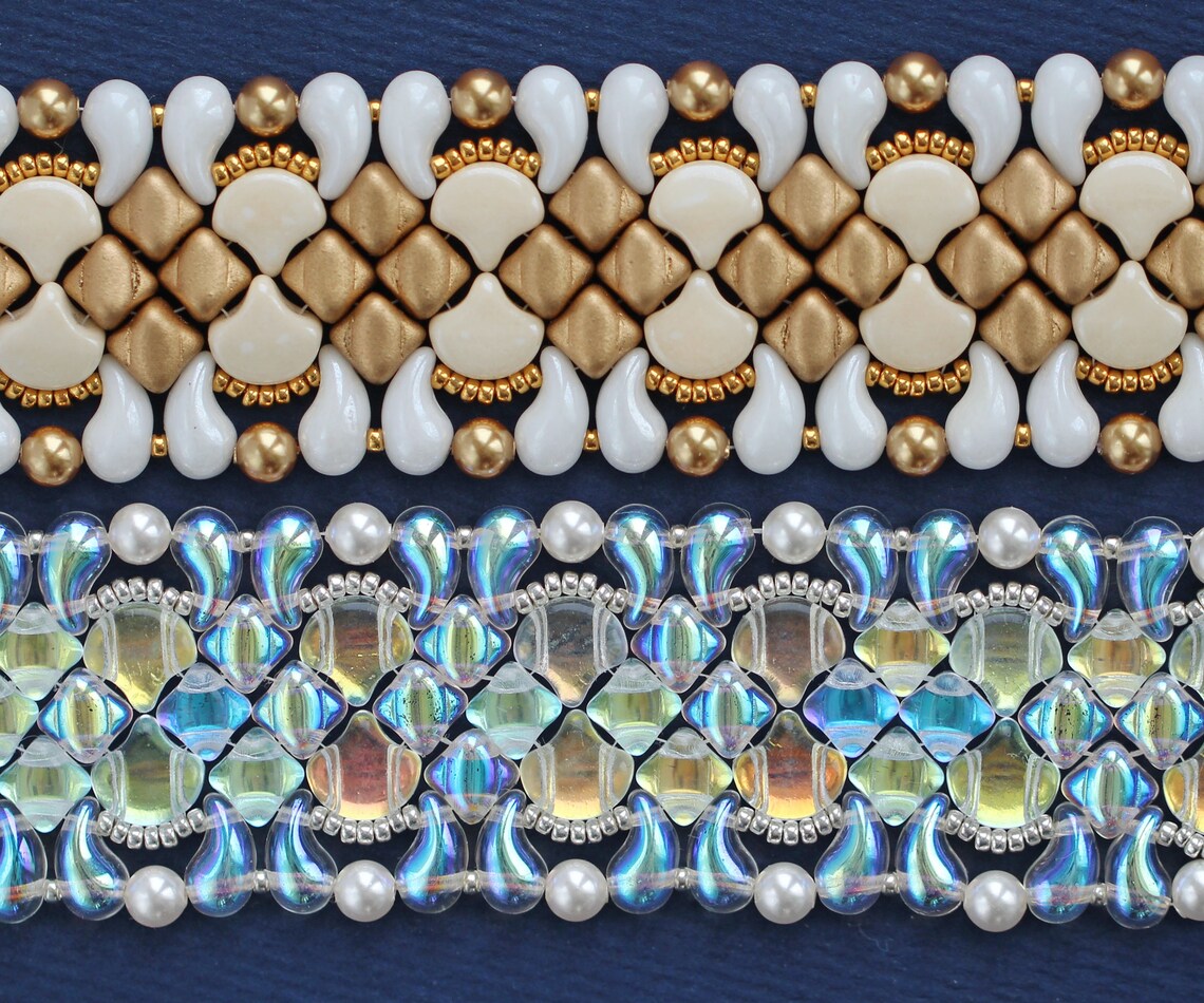 Beading Tutorial Bracelet Bead Pattern Beading Pattern | Etsy