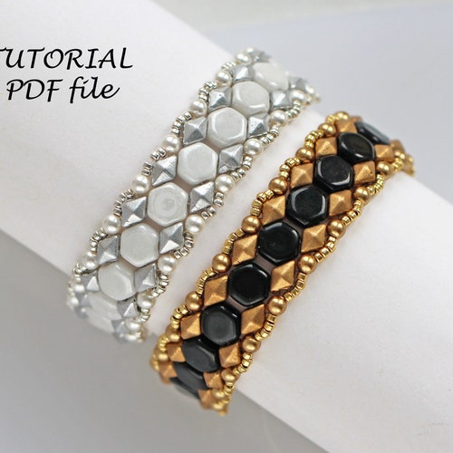 Beading Tutorial Bracelet Pattern Bead Patterns Bracelet - Etsy