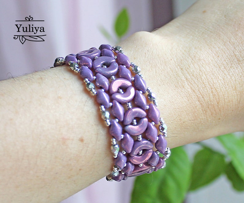 Bracelet Tutorial Beading Tutorial Bracelet Puca Bead - Etsy