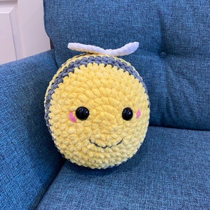 PATTERN ONLY**** Crochet Chunky Bee Cushion - Etsy