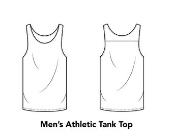 Mens Tee V Neck Raglan 3/4 Sleeve 2D Vector CAD for Tech Pack Flat ...