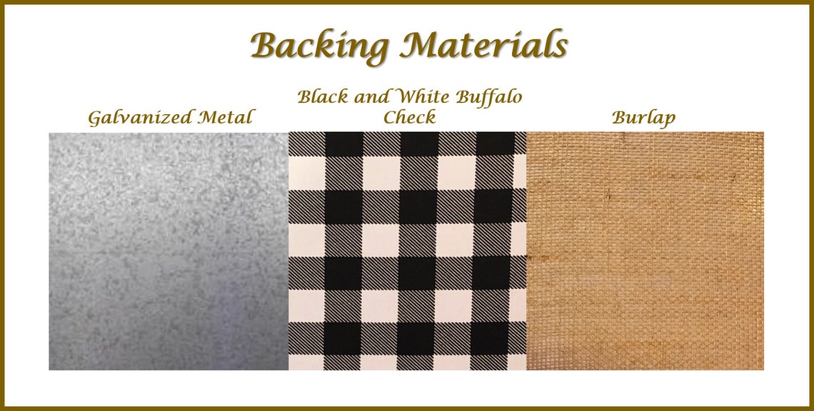 Magnetic Interchangeable Farmhouse Sign Frame and Backing - Etsy