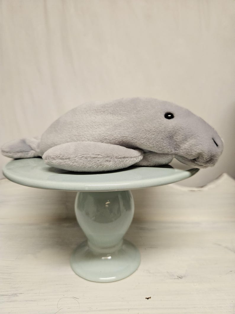 Ty "manny" the Manatee Beanie Baby, 4th Generation, Vintage, Rare, and ...