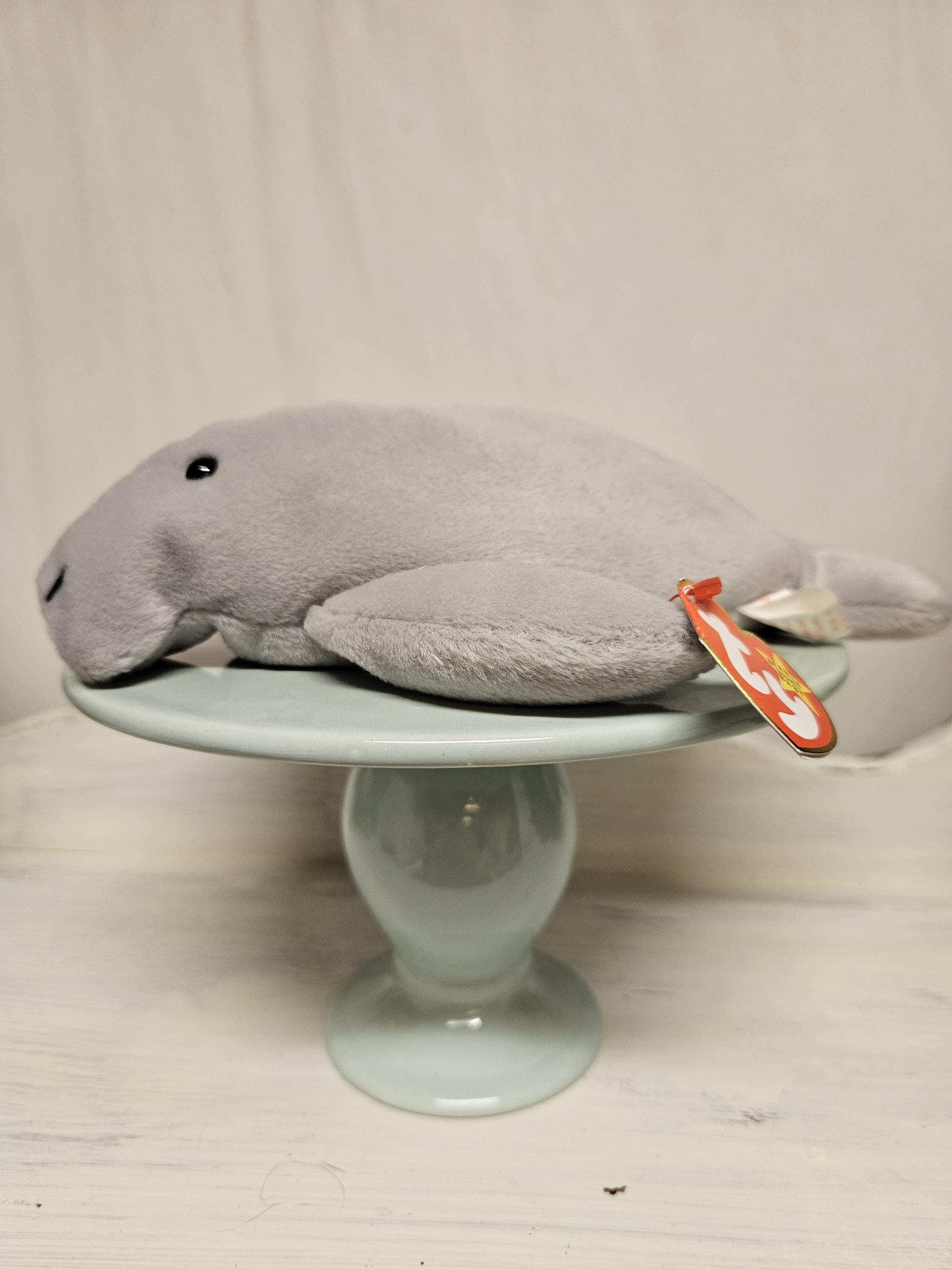 Ty "manny" the Manatee Beanie Baby, 4th Generation, Vintage, Rare, and ...