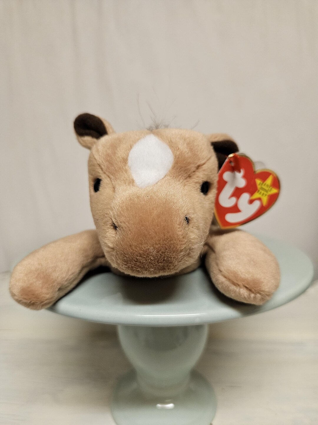 Ty "derby" the Horse Beanie Baby, 5th Generation, Vintage, Rare, and ...