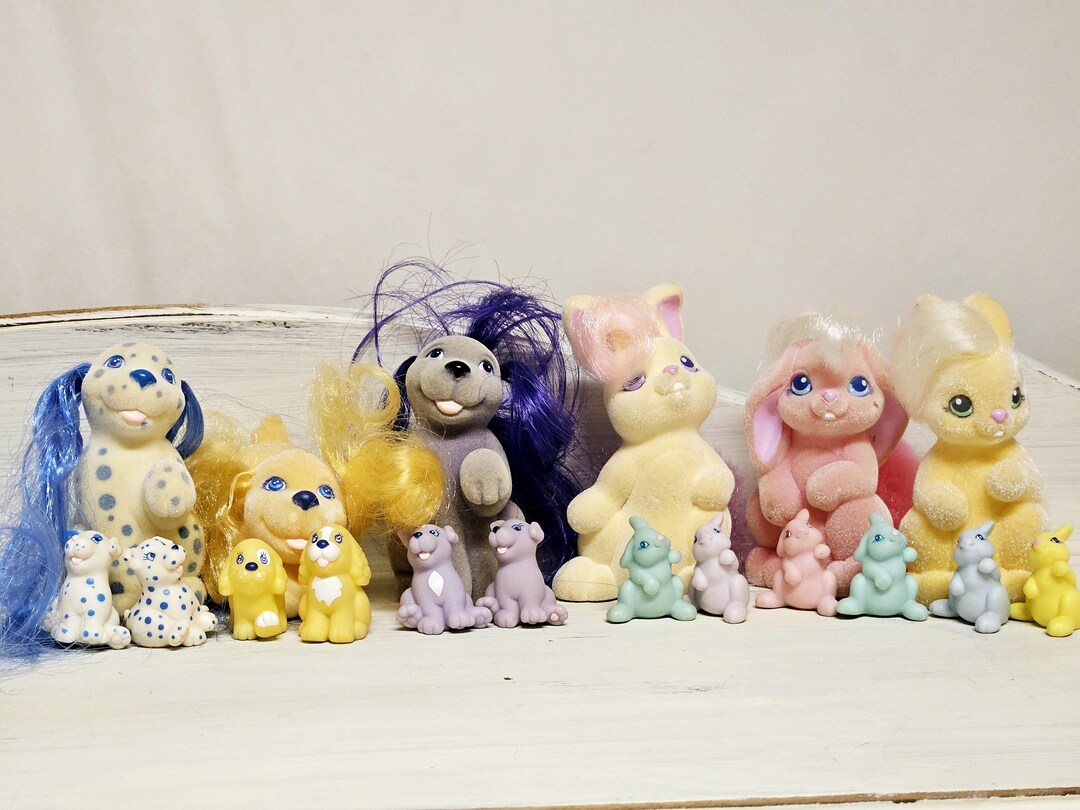 Vintage My Little Pony Li'l Litters G1, My Little Puppy, My Little ...