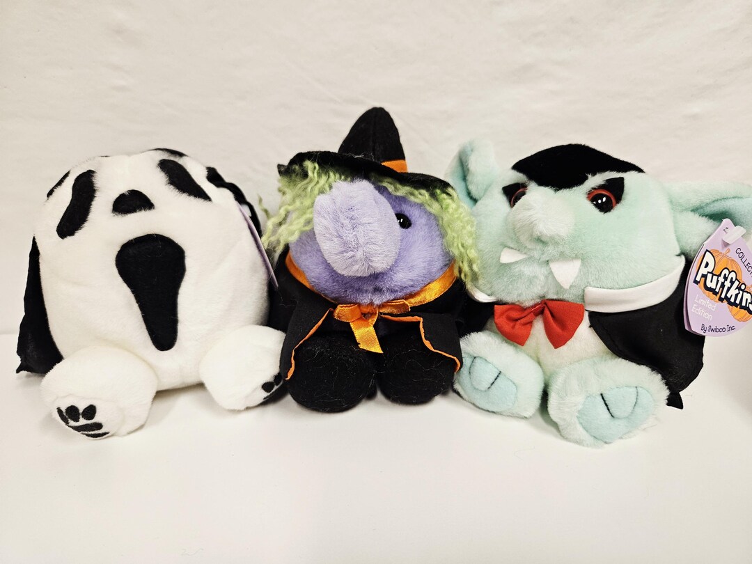 Halloween Puffkin Collection by Swibco From the 1990's, Esmeralda Witch ...
