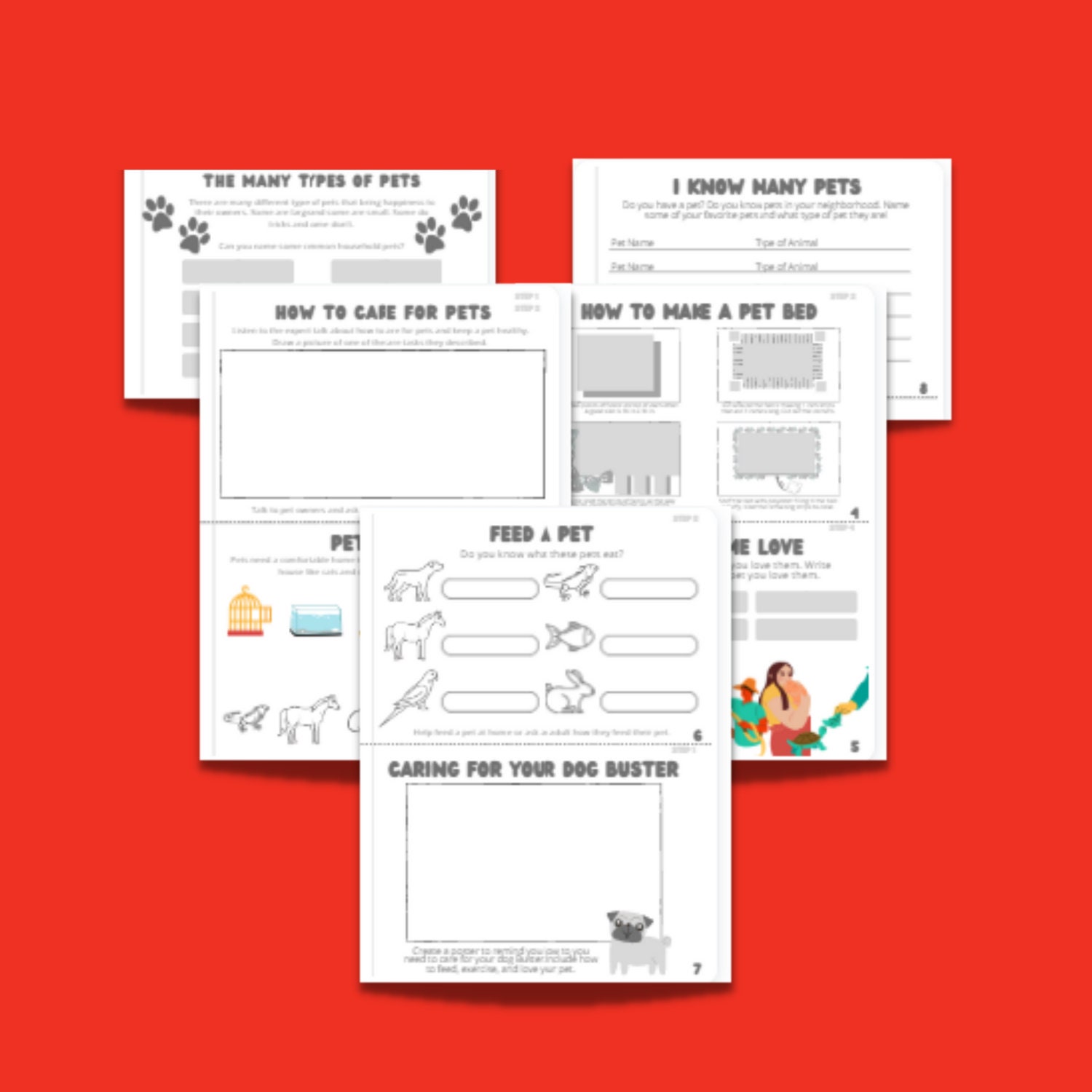 Girl Scouts Brownies Badge Booklet Bundle: First Aid, Pets, Senses, Eco ...