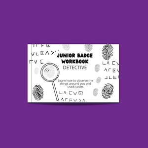 Girl Scout Junior Detective Badge Booklet - Printable, Digital Download ...