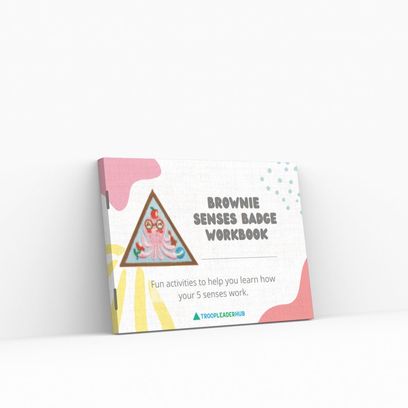 Girl Scout Brownie Senses Badge Booklet - Digital Download, Printable ...