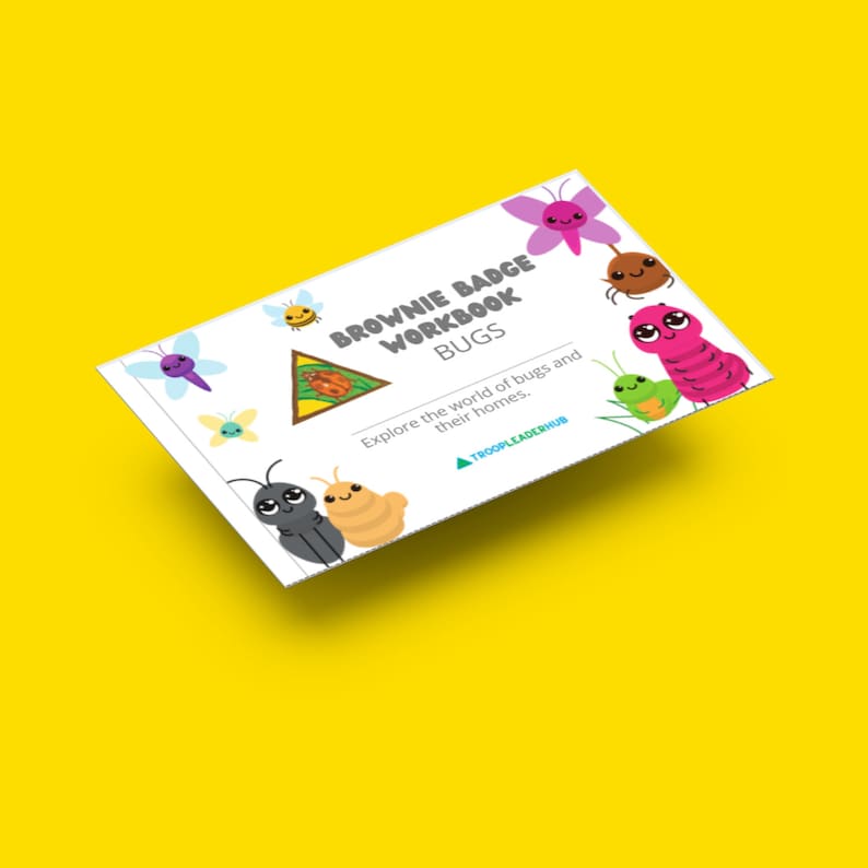 Girl Scouts Brownie Bugs Badge Booklet - Girl Scout Brownies ...