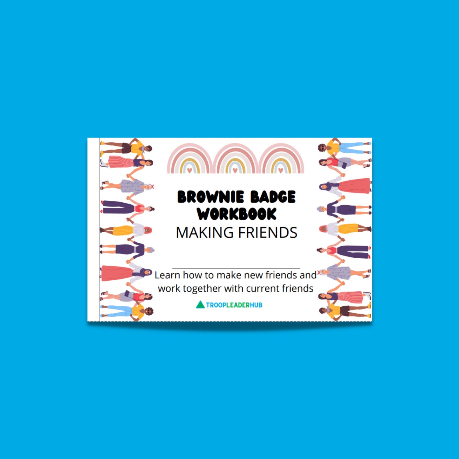 Girl Scout Brownie Making Friends Badge Booklet - Printable, Worksheet ...