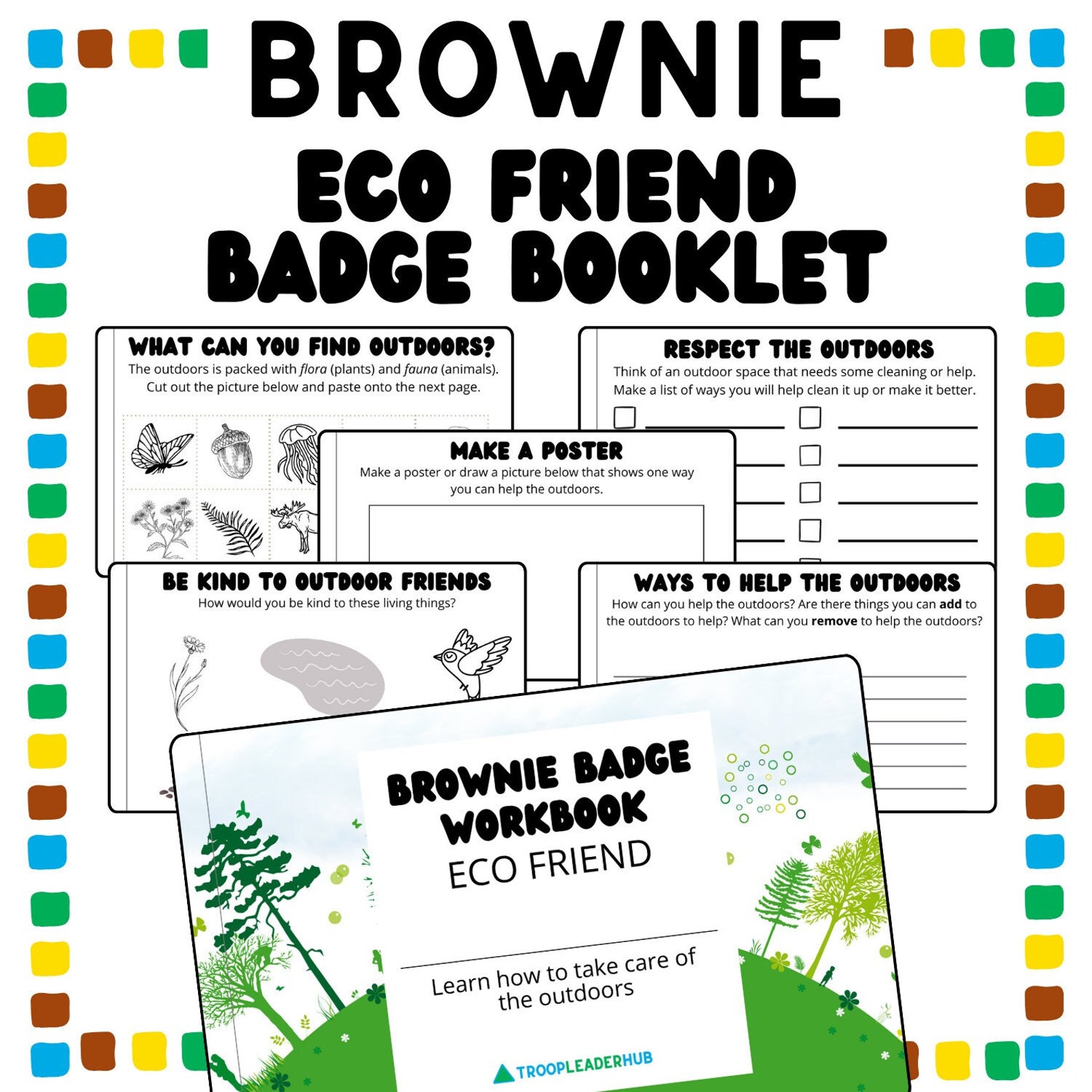 Girl Scouts Brownie Eco Friend Badge Booklet - Girl Scout Brownies ...