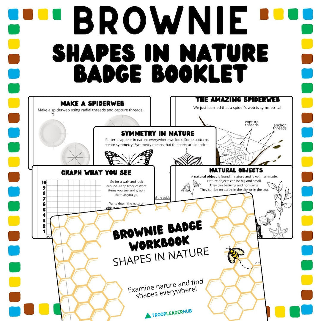 Girl Scout Brownie Shapes in Nature - Brownie Girl Scouts Badge Booklet ...
