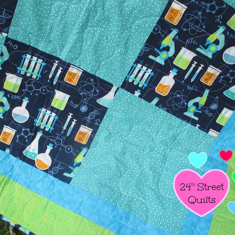 Chemistry Quilt - Etsy
