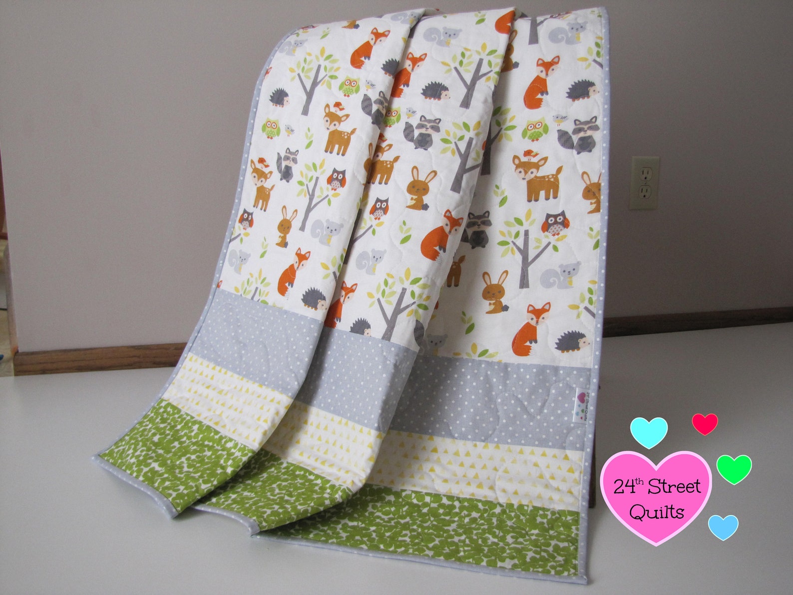 Crib Quilt | Baby Quilt | Baby Quilts | Crib Quilts | Baby Shower Gift ...