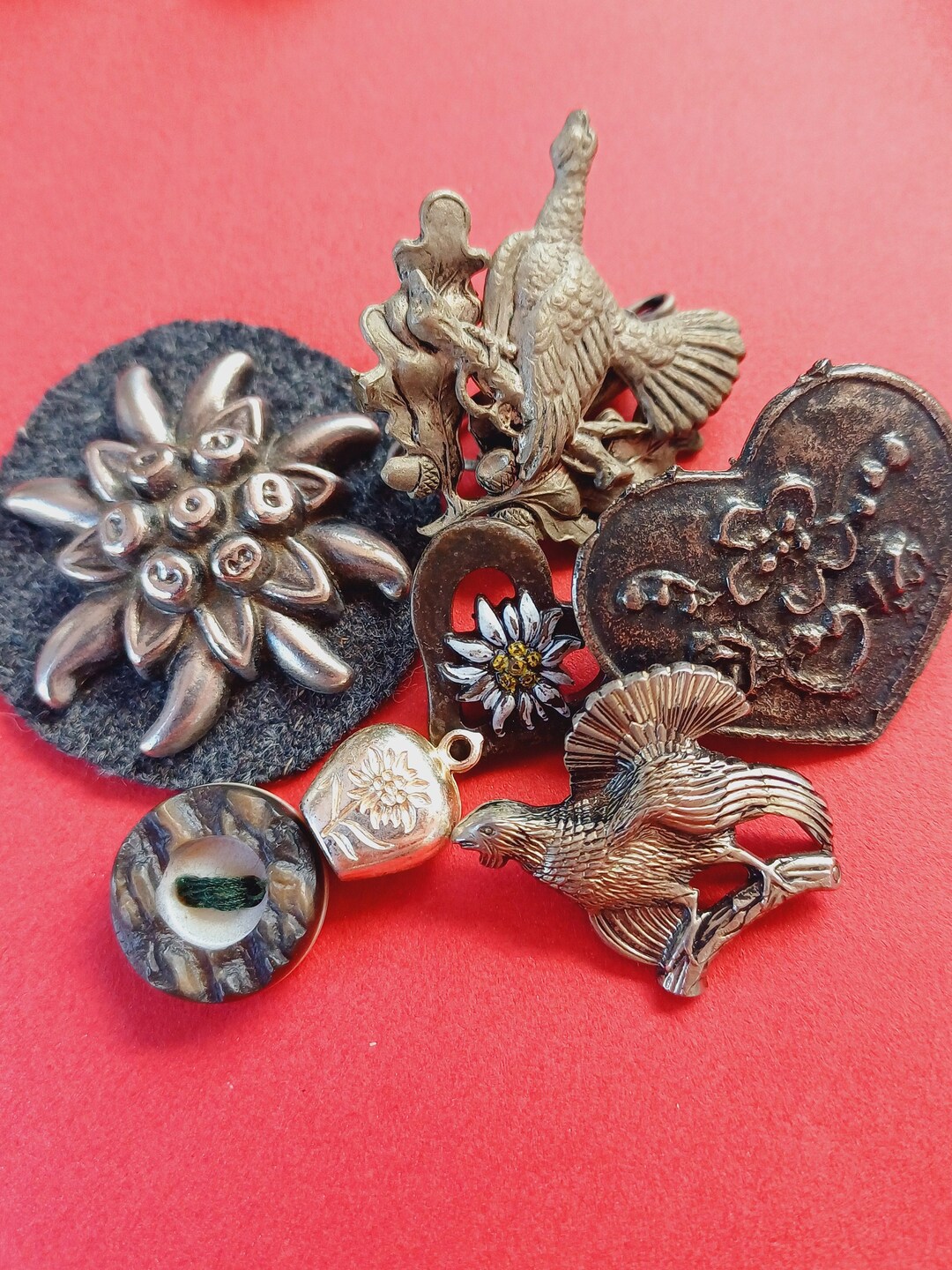 Vintage Mix of Bavarian Hunting Items, Vintage Oktoberfest, Old Items ...