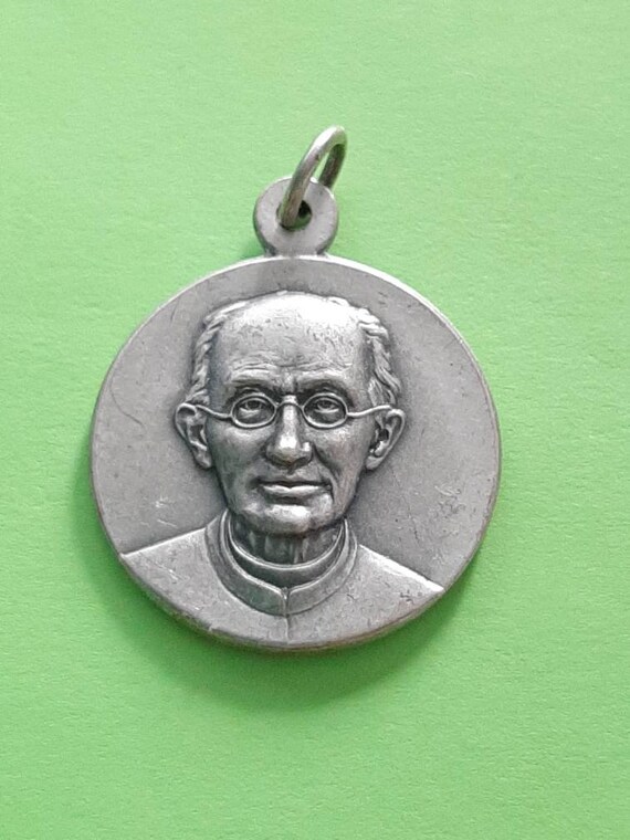 Vintage religious Catholic German rare silver plated … - Gem