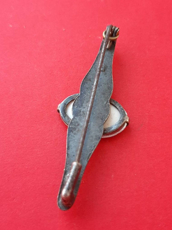 Antique religious Catholic French brooch of Saint The… - Gem